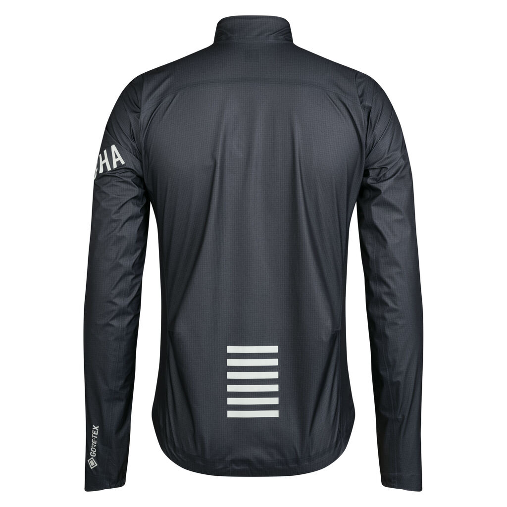 Rapha Pro Team GORE-TEX Lightweight S Rain Jacket - Black Charcoal ...